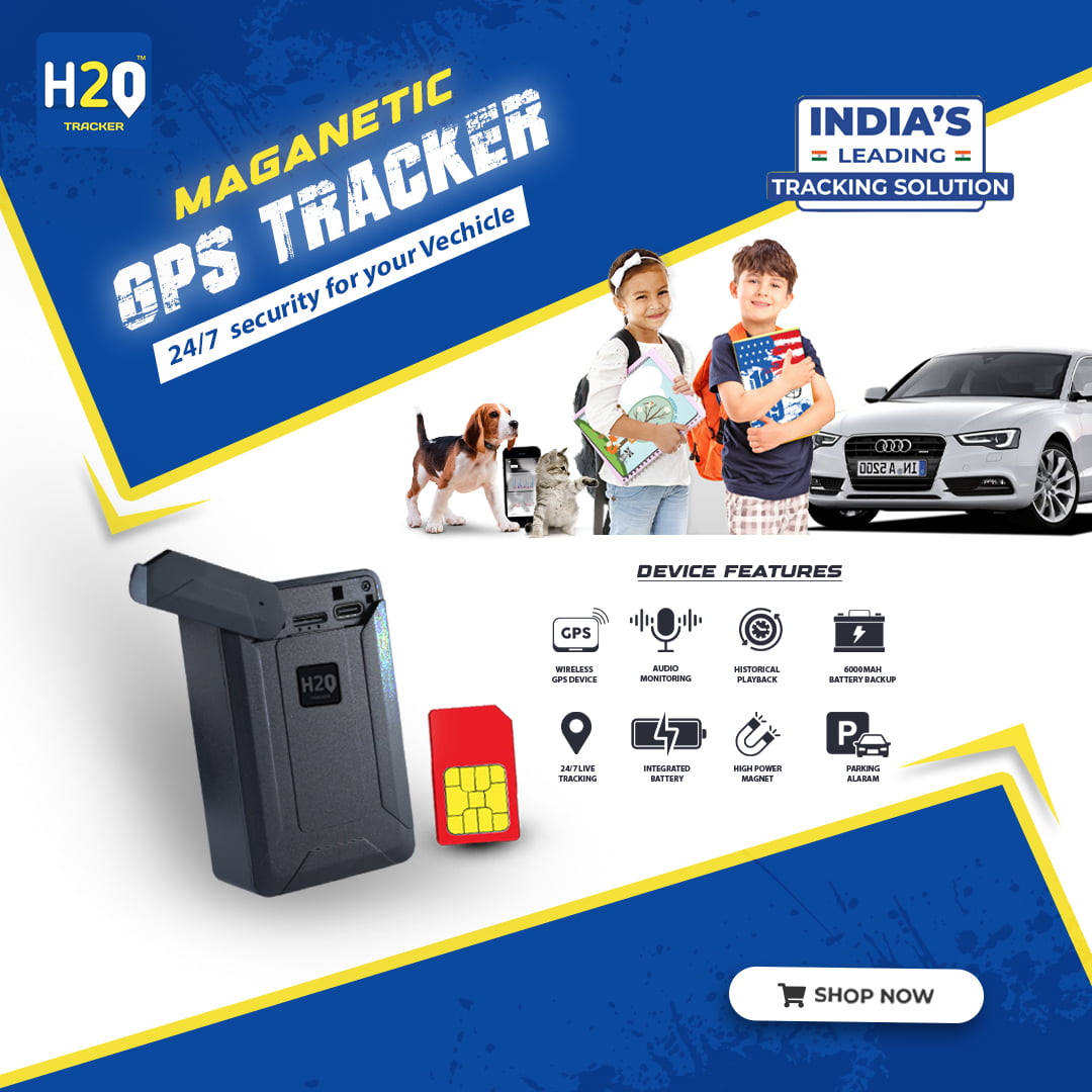 H2o Magnetic GPS Tracker 20 - 30 battery backup